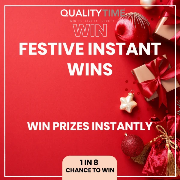 Festive Winter Instant Wins! 1 in 8 chance to win instantly! - Quality Time
